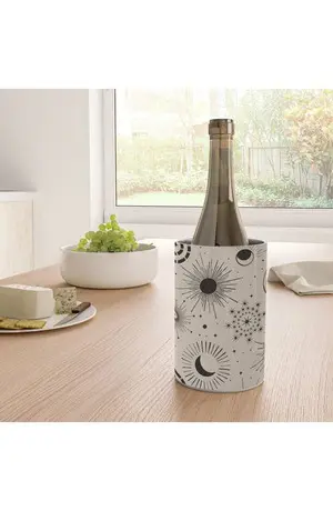 DENY DESIGNS Holiday Moon & Sun Wine Chiller