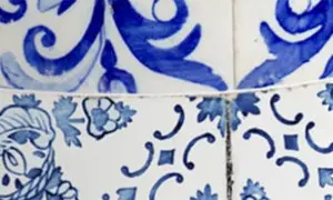 DENY DESIGNS Portuguese Azulejos Wine & Champagne Chiller