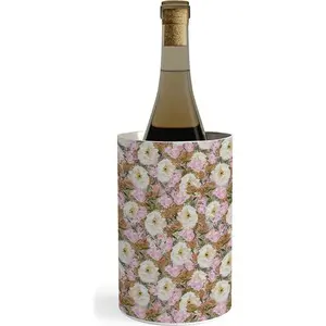 DENY DESIGNS Summer Bouquet Wine & Champagne Chiller - Green
