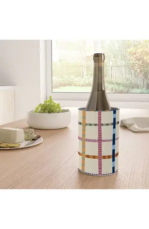 DENY DESIGNS Colorful Grid Wine Chiller