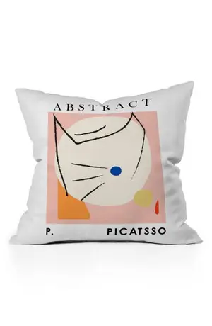 DENY DESIGNS Picatsso Accent Pillow - Pink
