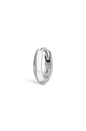 MARIA TASH Vertex Single Hoop Earring - White Gold
