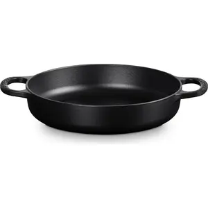 LE CREUSET Signature Enamel Cast Iron Everyday Pan - Licorice