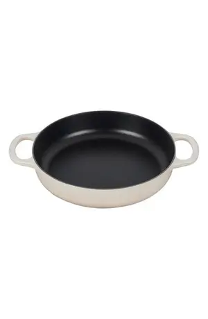 LE CREUSET Signature Enamel Cast Iron Everyday Pan Meringue