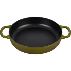 LE CREUSET Signature Enamel Cast Iron Everyday Pan - Olive