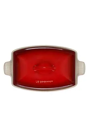 LE CREUSET Heritage Stoneware Deep Covered Baker - Cerise