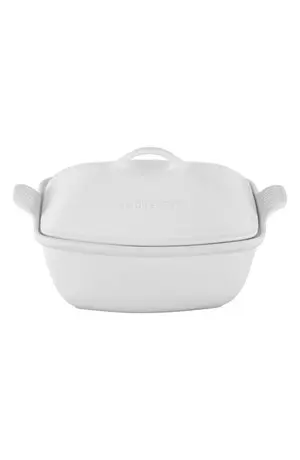 LE CREUSET Heritage Stoneware Deep Covered Baker - White