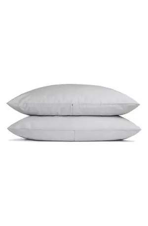 PARACHUTE Set Of 2 Sateen Pillowcases - Light Grey
