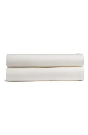 PARACHUTE Sateen Fitted Sheet Cream