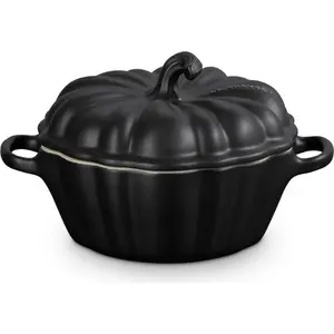 LE CREUSET Figural Pumpkin Mini Baking Dish - Licorice