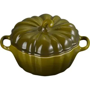 LE CREUSET Figural Pumpkin Mini Baking Dish - Olive