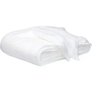 MATOUK Chatham Blanket - White