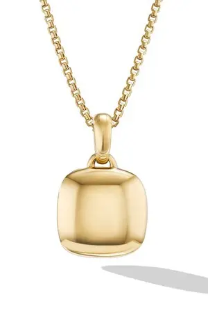 David Yurman Sculpted Cable Square Locket
