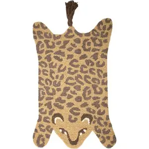 CRANE BABY Safari Animal Accent Rug - Brown