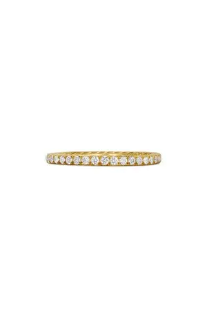 David Yurman Dy Eden Band Ring - Gold