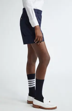 Thom Browne Wool & Cashmere Tailored Shorts