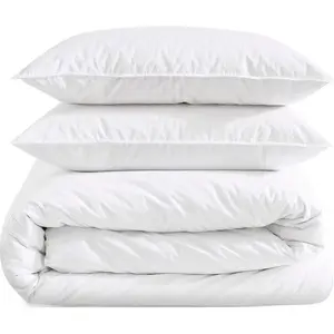 Calvin Klein Washed Percale Duvet & Shams Set - White
