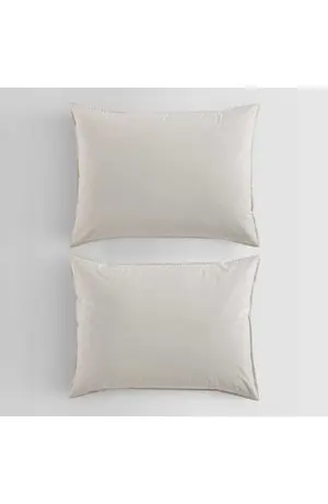Calvin Klein Washed Percale Comforter & Shams Set - Beige/ Tan