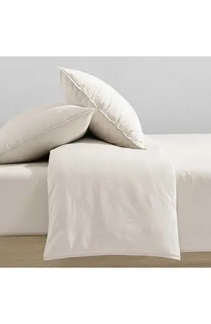 Calvin Klein Washed Percale Comforter & Shams Set - Beige/ Tan