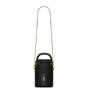 Saint Laurent Gaby Bucket Bag - Black