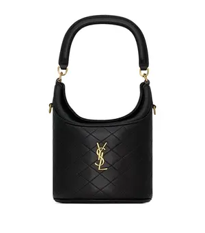 Saint Laurent Gaby Bucket Bag - Black