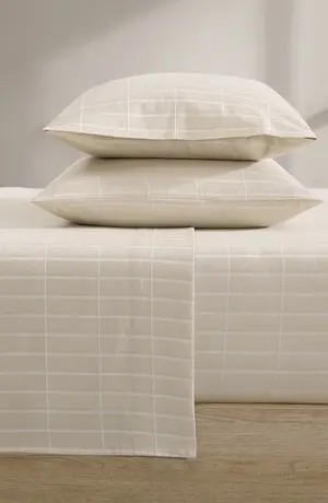 Pieni Tiiliskivi Sheet Set - Beige, Queen - Thumbnail 4