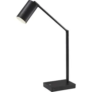 ADESSO Colby Led Desk Lamp - Black Painted Metal