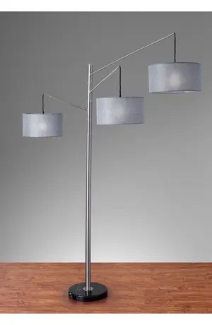 ADESSO Wellington 3-arm Arc Floor Lamp