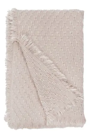 POM POM AT HOME Delphine Throw Blanket - Blush