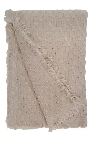 POM POM AT HOME Delphine Throw Blanket - Taupe