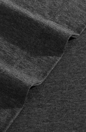 Calvin Klein Mélange Cotton Blend Jersey Sheet Set - Grey
