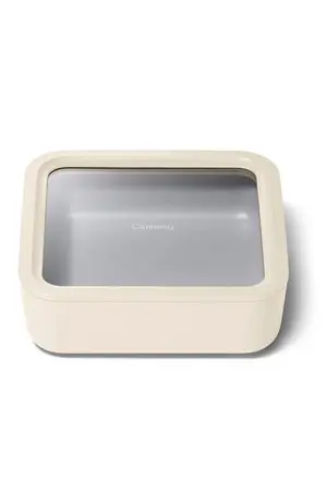CARAWAY 10-cup Glass Food Storage Container - Cream