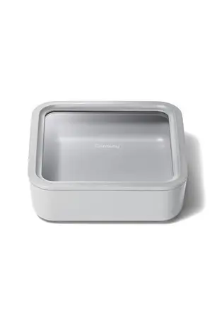 CARAWAY 10-cup Glass Food Storage Container - Gray