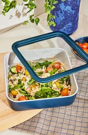CARAWAY 10-cup Glass Food Storage Container - Mist