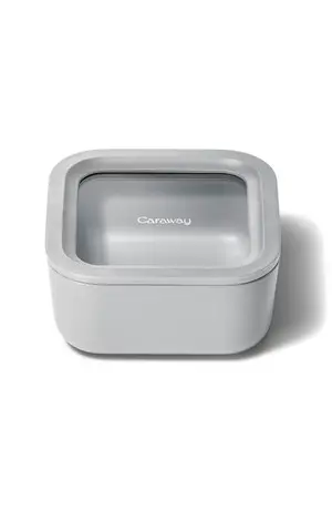CARAWAY 4.4-cup Glass Food Storage Container - Gray