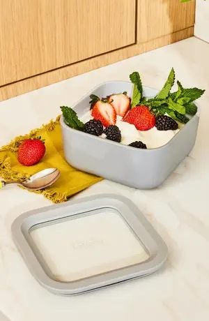 CARAWAY 4.4-cup Glass Food Storage Container - Mist
