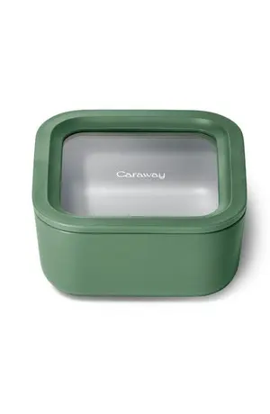 CARAWAY 4.4-cup Glass Food Storage Container - Sage
