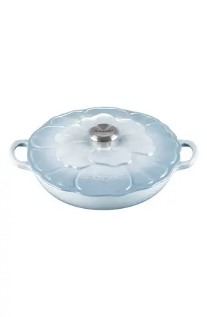 LE CREUSET Petal Signature Braiser - Coastal Blue