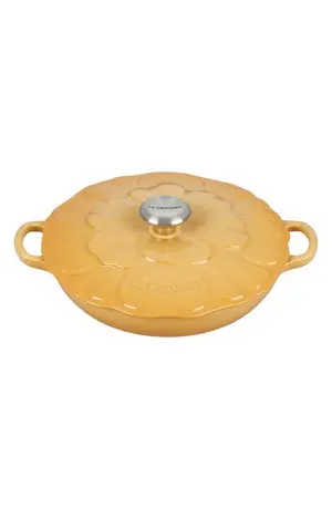 LE CREUSET Petal Signature Braiser Honey
