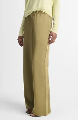 Vince Side Stripe Wide Leg Trousers
