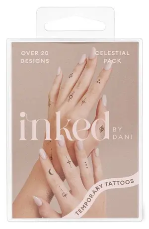 INKED BY DANI Celestial Temporary Tattoos