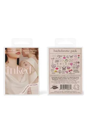 INKED BY DANI Bachelorette Babe Temporary Tattoos - Multi