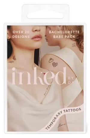 INKED BY DANI Bachelorette Babe Temporary Tattoos - Multi