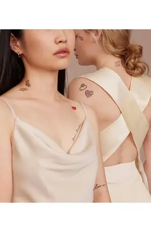 INKED BY DANI Bachelorette Babe Temporary Tattoos - Multi