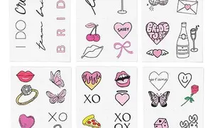 INKED BY DANI Bachelorette Babe Temporary Tattoos - Multi