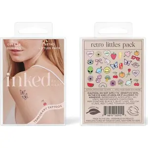 INKED BY DANI Retro Little Temporary Tattoos - Multi