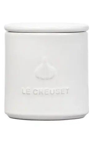 LE CREUSET Stoneware Garlic Keeper - White
