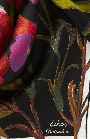 Echo Botanica Silk Square Scarf