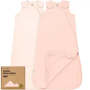 KEABABIES 2-pack Soothe Sleep Sacks - Mist Rose