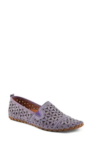 Spring Step Shoes Perforated Flats For Women